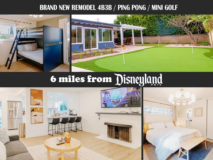 New 4b3b 6mi From Disney - Mini Golf+ping Pong - Santa Ana, CA