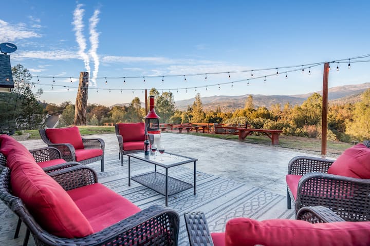 New! Majestic Views, Sleeps 20+ Pool, Wi-fi, Dt - Bass Lake, CA