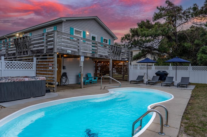 New Remodel - Walk To Beach. Heated Pool & Hot Tub - Kill Devil Hills, NC
