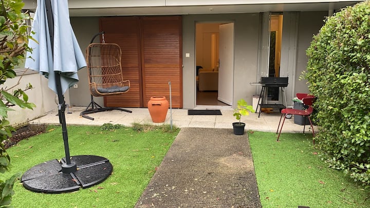 Cergy. P Nice Two Bedrooms & Garden Close To Paris - Val-d'Oise