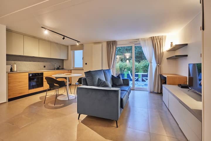 Studio-jardin-parking Privé - Halle