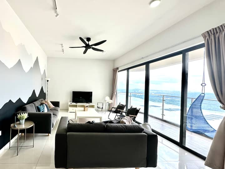 Superb Seaview | 3 Balcony|near Ciq Jb | 3b2b - Johor Bahru