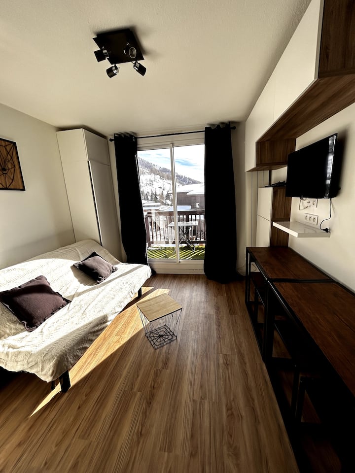 Coquet Hiver Montagne Belle Vue La Foux D'allos - Val d'Allos