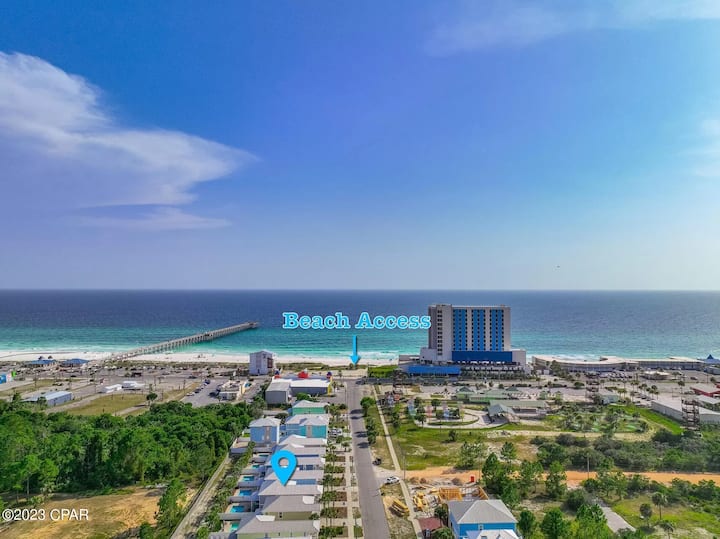 3-minute Walk Beach Private Heated Pool 5king Beds - Panama City Beach, FL