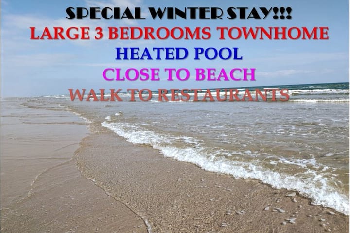 3br Resort Style, Heated Pool & Nearby Beach - Corpus Christi, TX