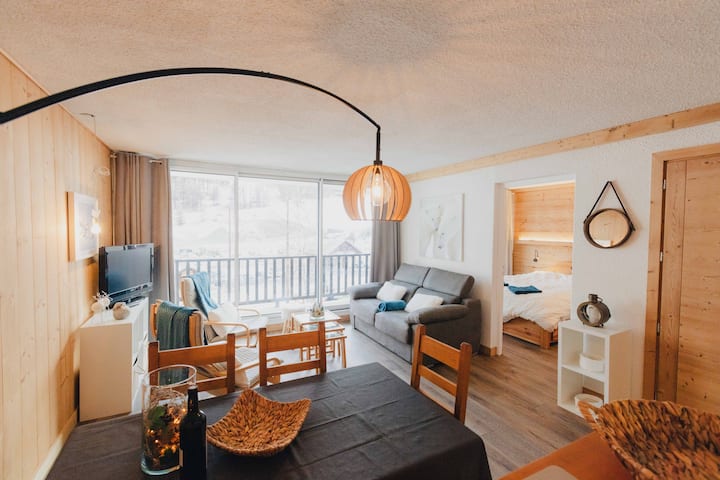 Apartment Blanche, Front Of Village Location - Montgenèvre