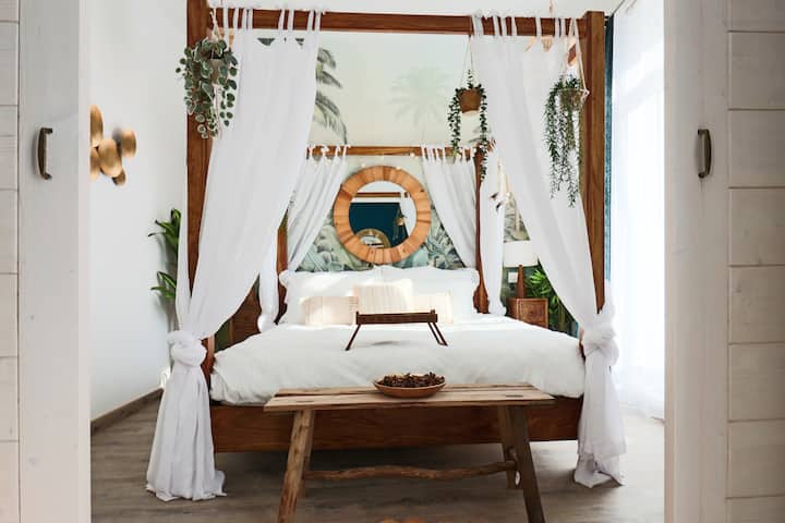 Superbe Suite Bali – ÉCran Cinéma – Clim – Béziers - Béziers