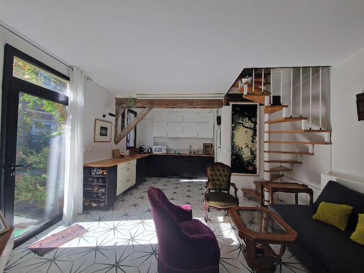 Duplex Urbain 1 Ch Meublée Avec Goût - Val de Fontenay