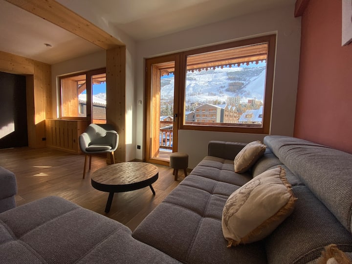 Appartement Chaleureux 12/14pers. Face Aux Pistes - Les Deux Alpes