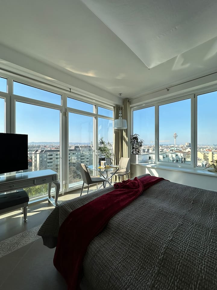 Exklusives Wohnen: Traum-panorama, Klima, Terrasse - Wien