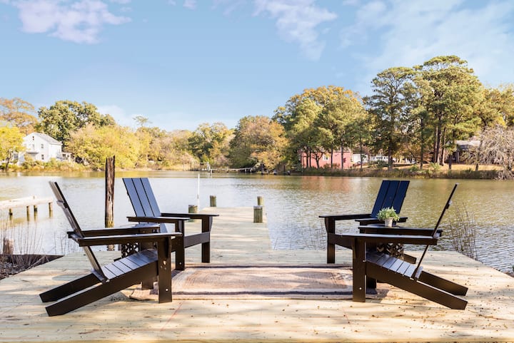 Portsmouth Waterfront Home | Private Dock - Portsmouth, VA