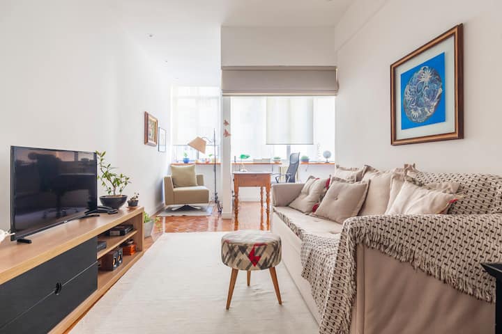 Curtacopacabana: 1 Bedroom, Garage, Close To Beach - Rio de Janeiro