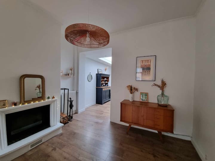 Jolie Maison 4 Chambres Jardin - Lille