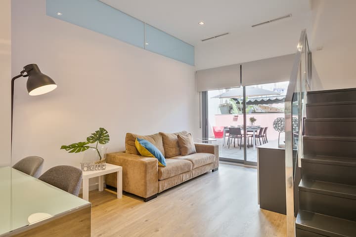 Family Apartment With Terrace Lugaris Rambla - Barcelona
