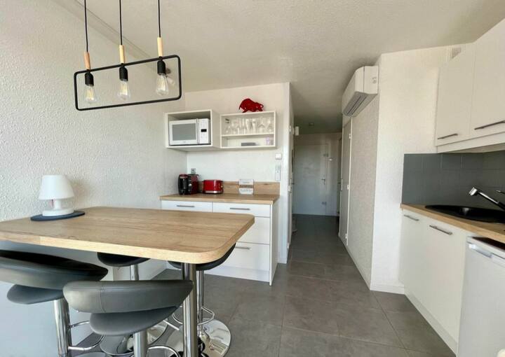 Studio Double Cabine Dans Résidence Avec Piscine - Le Grau-du-Roi