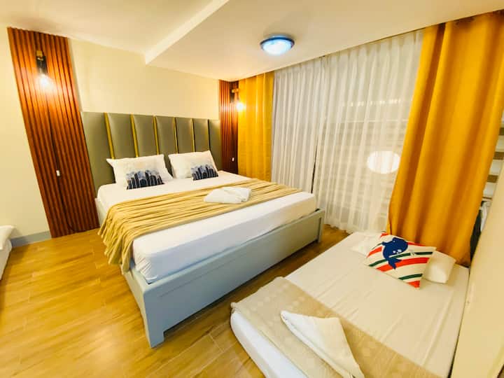 New 1br Loft W/ Wi-fi, 2 T&b Best For Groups - Cebu City