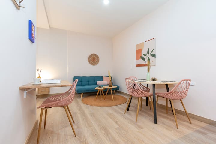 Fresh Apt -Laureles -Ac -Smart Lock- Onsite Staff - Medellín