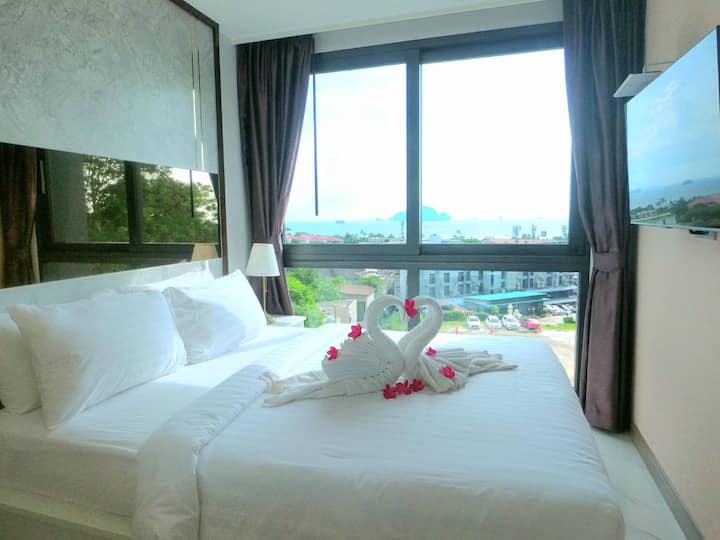 Bo202-nice Seaview 1 Bedroom 300m To Ao Nang Beach - Ao Nang