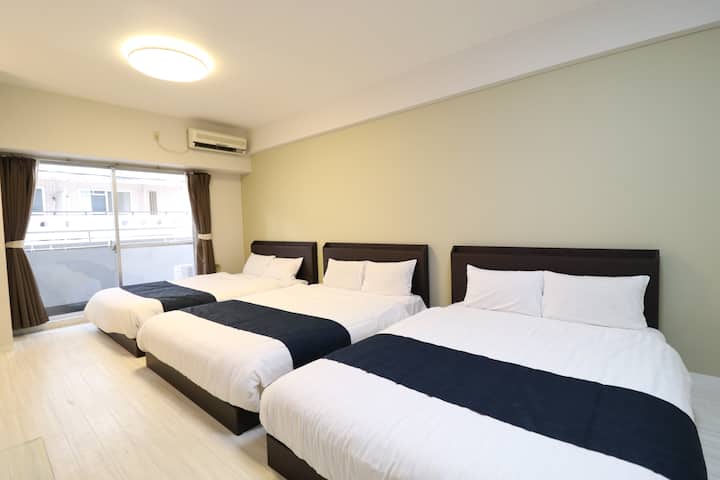 Kuromon Market 1 Min Walk⁑dotonbori 7 Min Walk⁑㊁e - Osaka