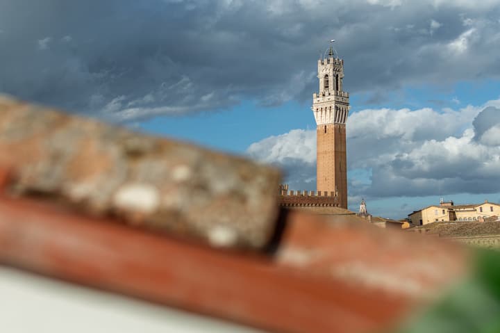 Pearl N.5 Terrazzino Panoramico Piazza Campo 2 Min - Siena