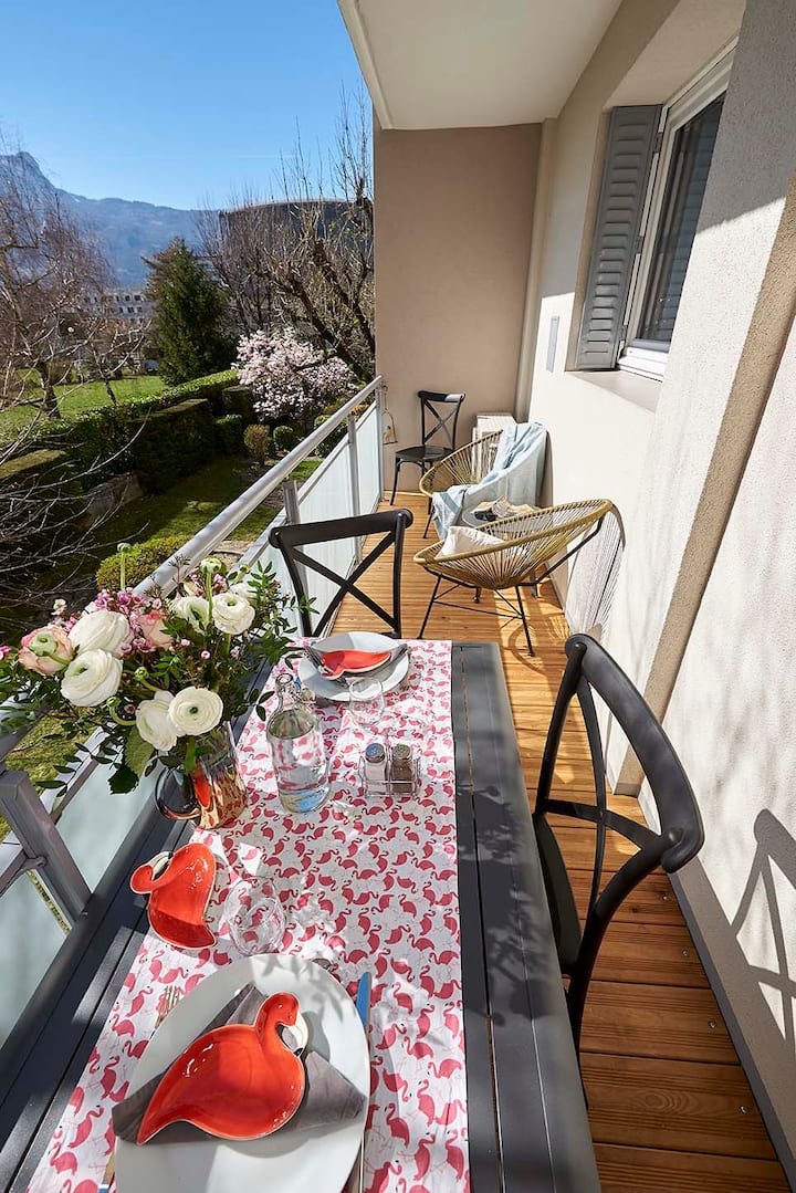 Superbe T2 Climatisé - Balcon - Visite Virtuelle - Grenoble