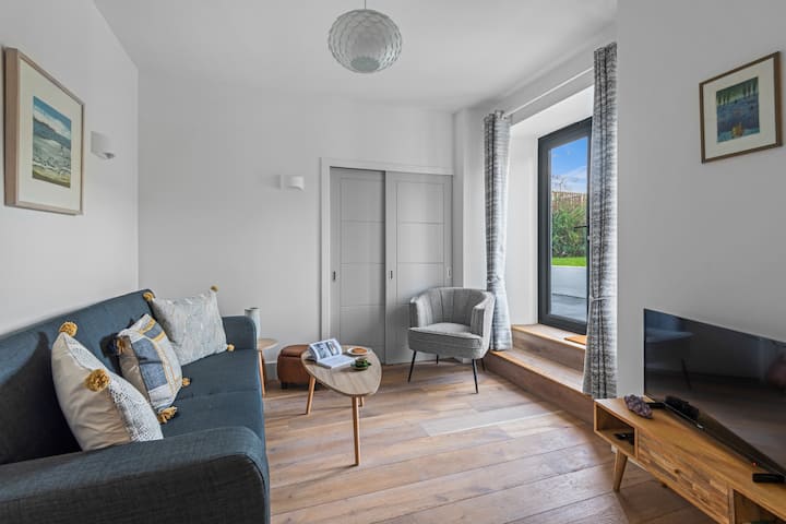 Leat Flat 1 Bed+sofabed Modernized Granite Cottage - Chagford