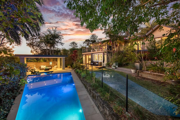 Tropical Retreat In Mona Vale - Church Point