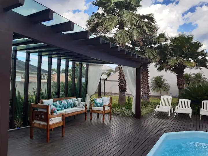 Casa Com Piscina Em Xangri-lá - Capão da Canoa