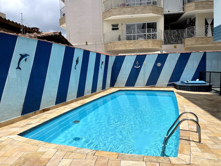 5min Orla/2 Dorms/ar Split/piscina/6x Sem Juros - Ubatuba