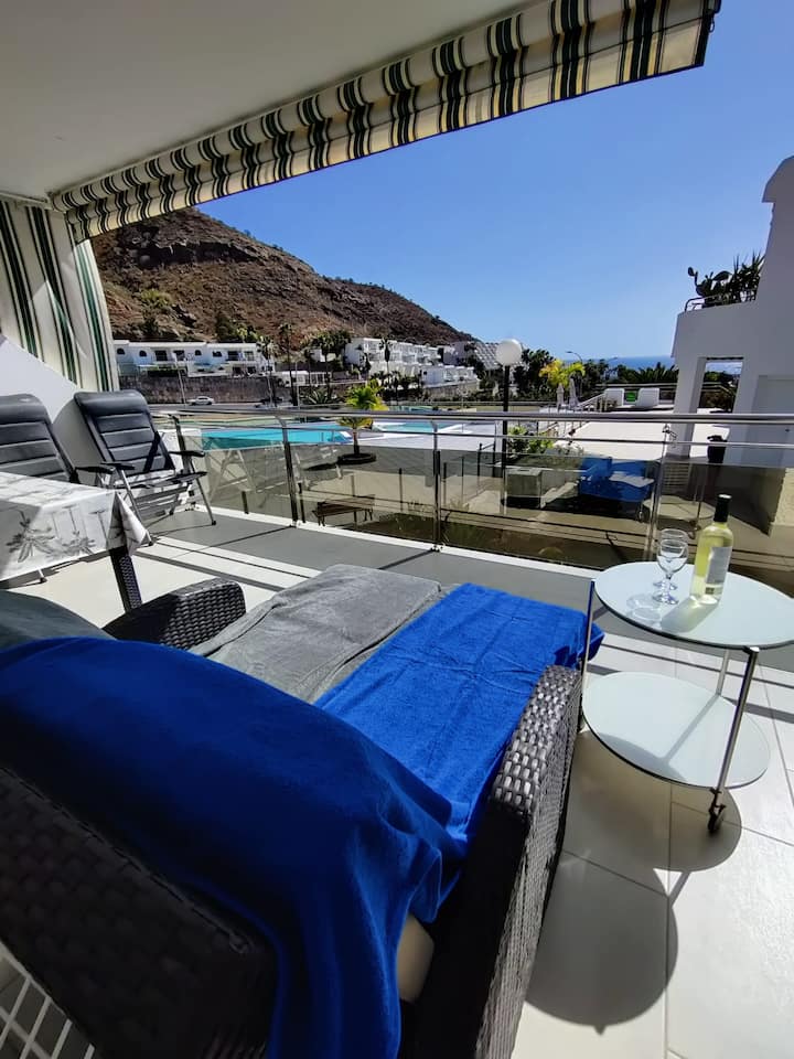 2 R Apt Sea+parkview,heated Pool - No Smoking! - Gran Canaria
