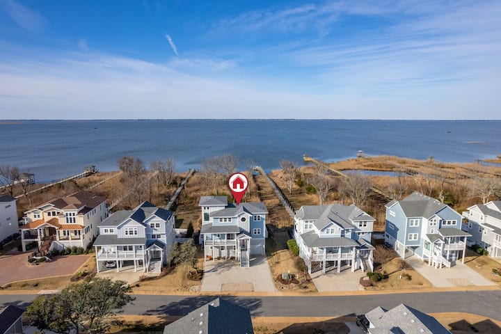 Baydream Believer: Hot Tub, Game Room, Huge Deck - Corolla, NC
