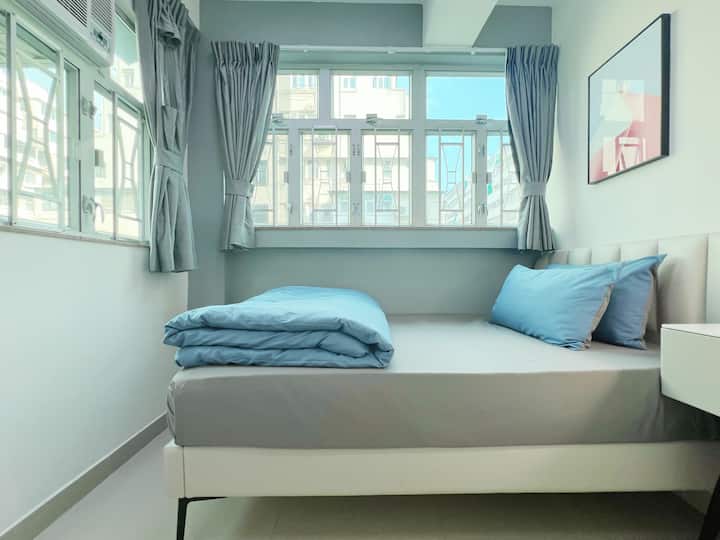 Spacious Window Double Room@man Yuen St.austin Mtr - Hongkong