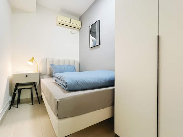 5 Mins To Austin Mtr - Co- Living Simple Double Rm - Tsim Sha Tsui