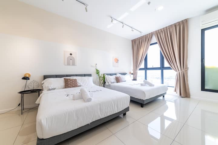 [H3a17] 4 Pax (Standard) Cozy Studio @Highpark Pj - Subang Jaya