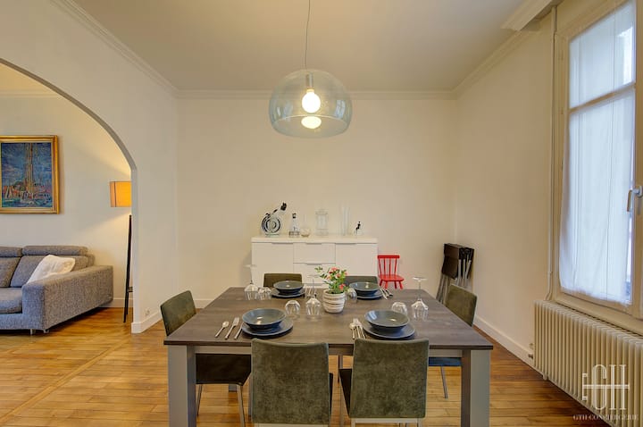 Maison Familiale - Hyper Centre - Terrasse - Wifi - Tours