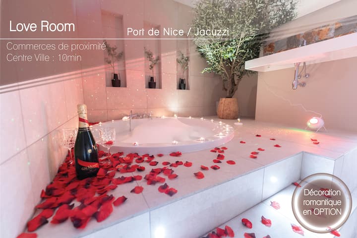 *ÉVasion Amoureuse Avec Jacuzzi "Nice Le Port" - Niza