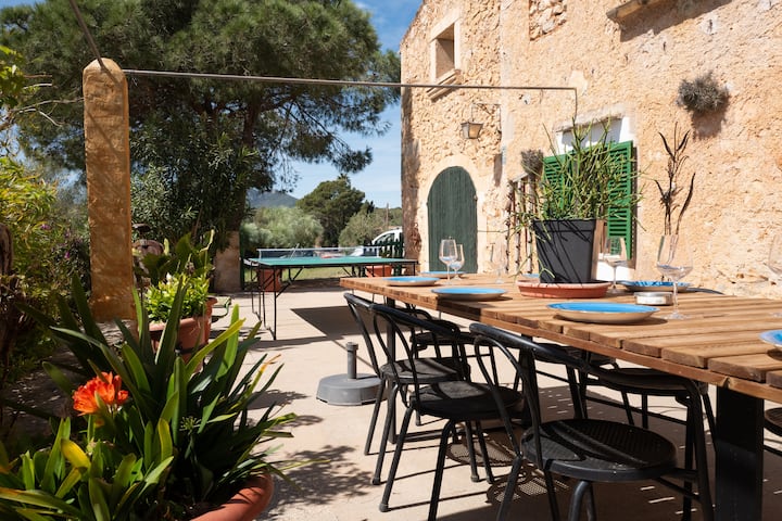 Finca Near The Rafa Nadal Academy With Jacuzzi - Cala Murada