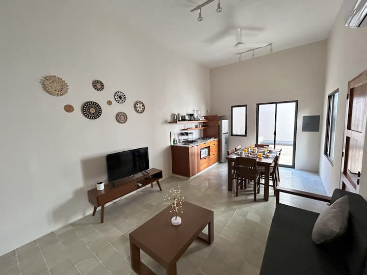 Departamento Quetzal 2 Br Private Pool - Mérida