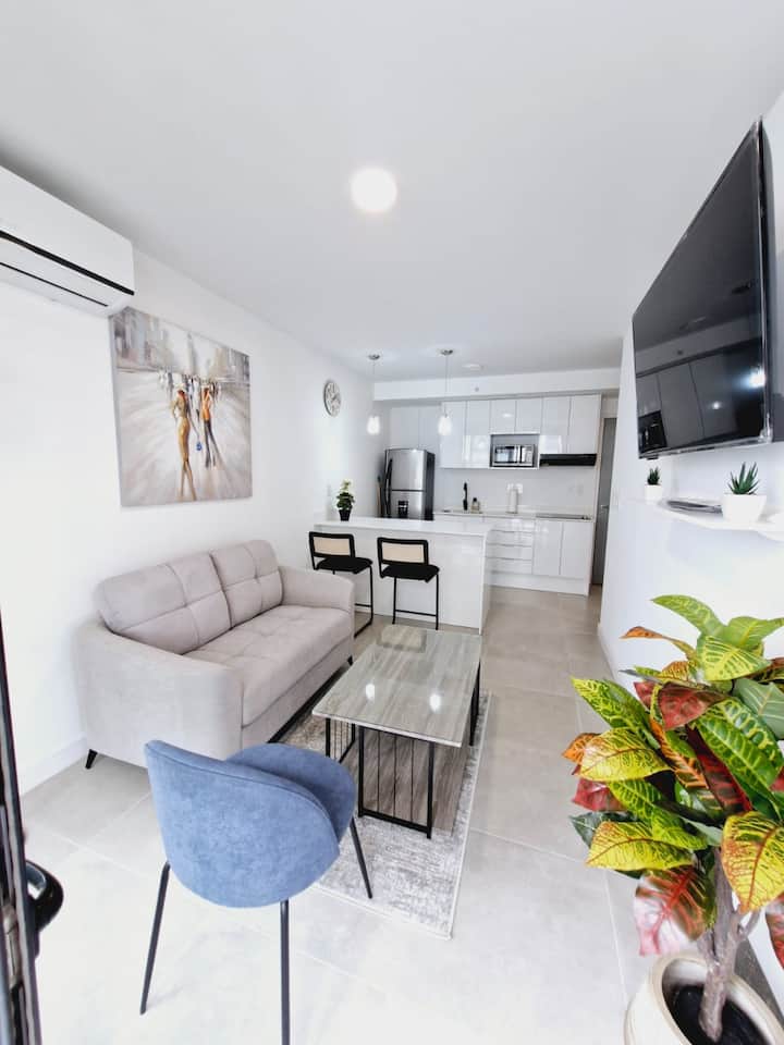 Lujoso Apartamento 2 Camas 2 Habitaciones Piso 5 - Santa Ana
