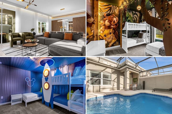 5bd/ 4 Ba Private Pool! Storey Lake (2533 Rt) - Kissimmee, FL