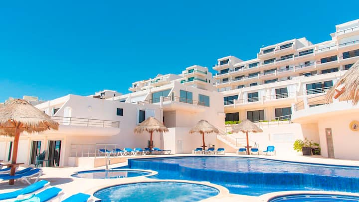 Penthouse Moderno · Hermosa Vista Al Mar De Cancún - Cancún
