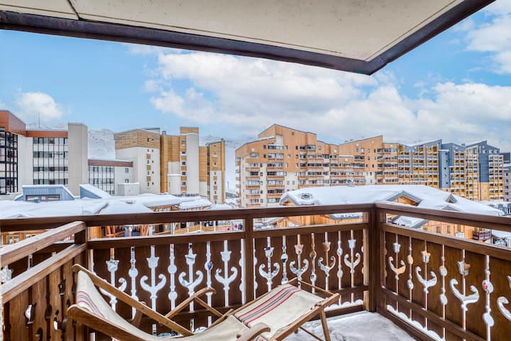 Ski In-out - Coeur De Val Thorens Grand 6p, Wifi - Val Thorens