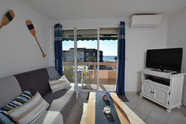 Magnifique T3 à 2 Pas De La Plage Terrasse Vue Mer - Le Grau-du-Roi