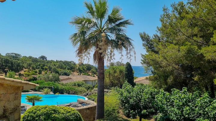 Villa 5ch Plage à Pied Dom Privé Punta Arasu - Pinarellu