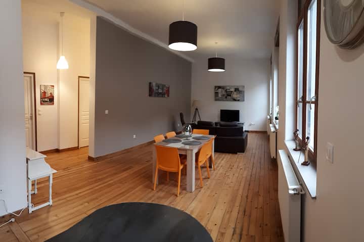 Grand Appartement 78m² 2 Chambres Calais Centre - Coquelles