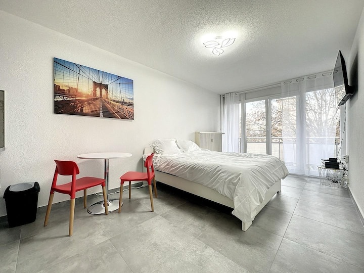 Super Studio 2 Pers Near Basel Proche Gare - Huningue