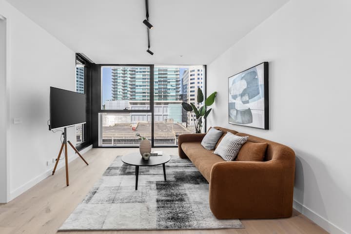 Sleek City Living: 1br Retreat Apt Cbd/wi-fi/yoga - Richmond