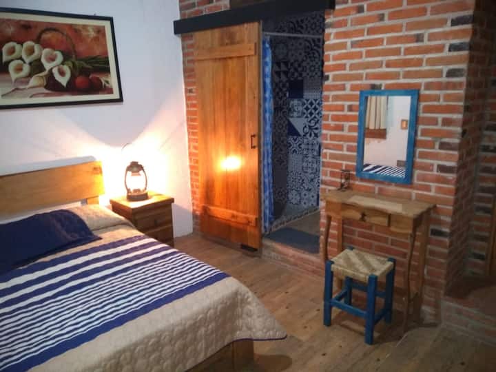 Hospedaje Tlalocan Habitación "Tierra" - Tepoztlán
