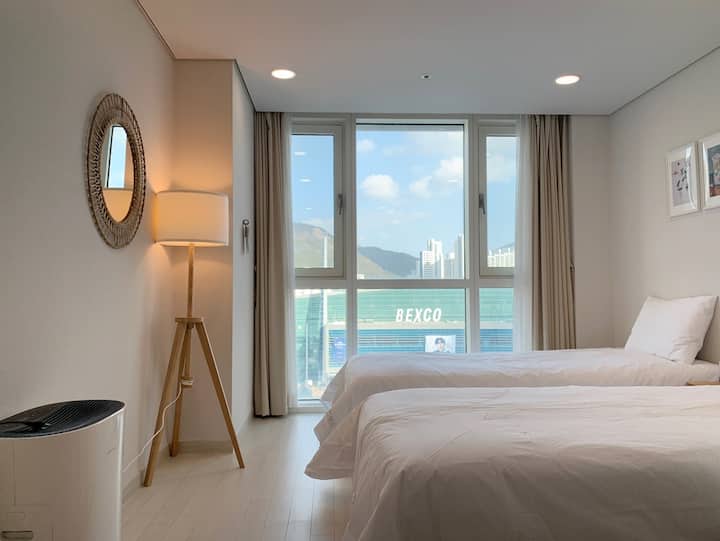 [Hyoi Stay Centum Hotel] #62디럭스트윈(리뉴얼) #벡스코앞 #요트할인 - Busan