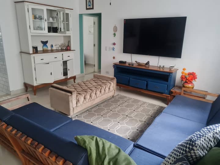 Pé Na Areia| Ar| Churrasqueira Privativa| 02vagas - Guarujá